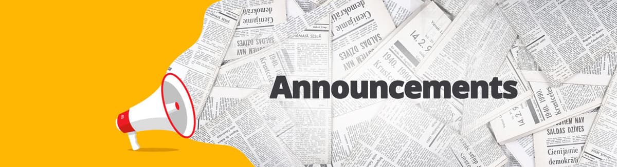 Announcements